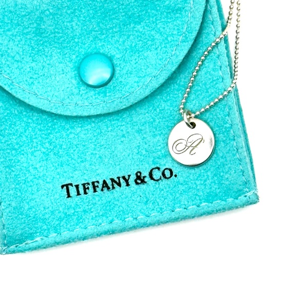 Tiffany Notes Alphabet Disc Charm